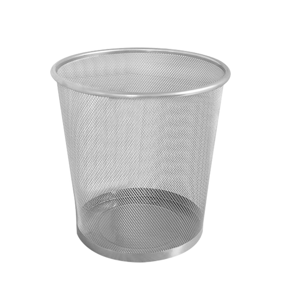UDIYO Mesh Trash Bin Paper Basket Kitchen Bedroom Office Rubbish Waste ...