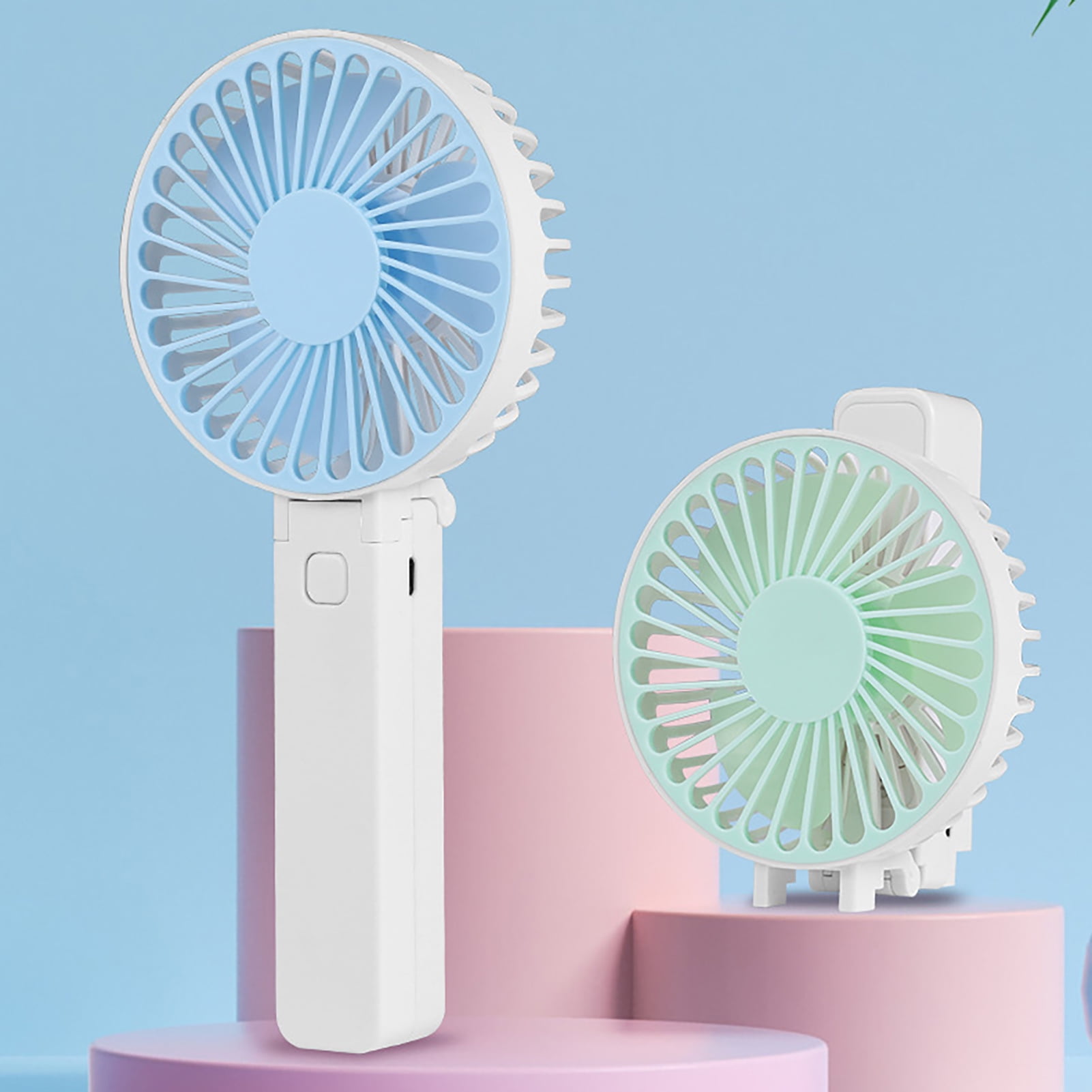 UDIYO Mini Handheld Fan , USB Desk Fan , Small Personal Portable Table ...