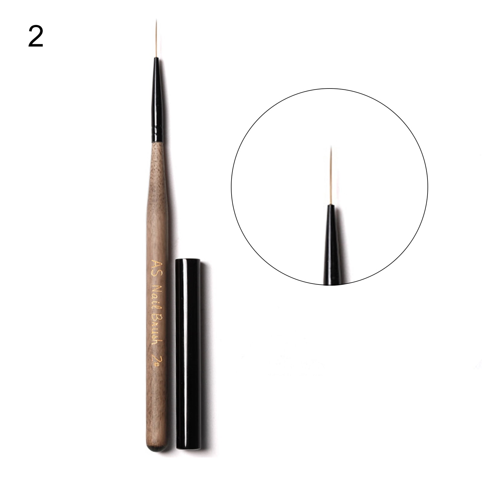 UDIYO Nail Liner Brush Reusable Anti-Slip Convenient Drawing Liner ...