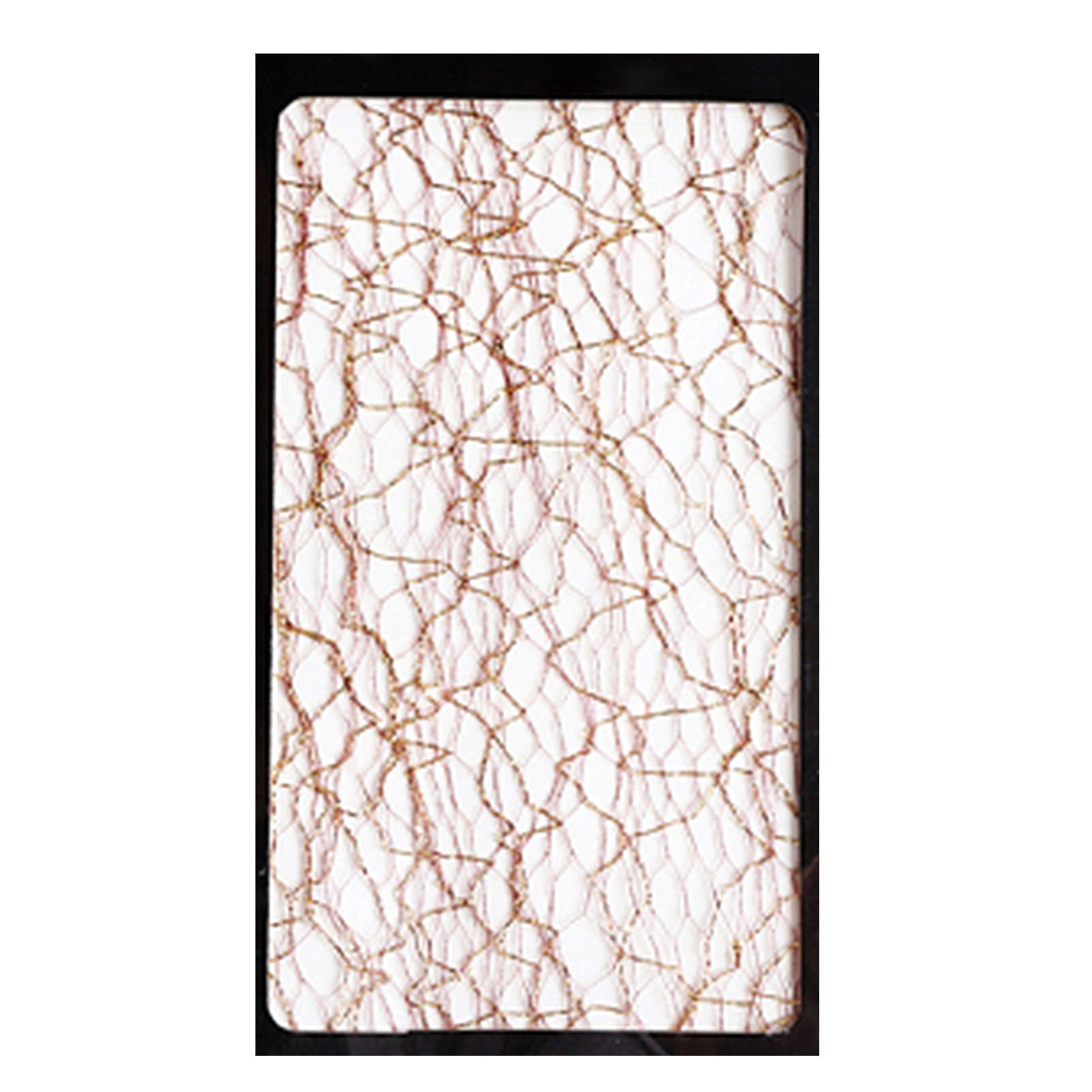 UDIYO Nail Sticker 3D Mesh DIY Gold Silver Nail Decal Decoration For ...