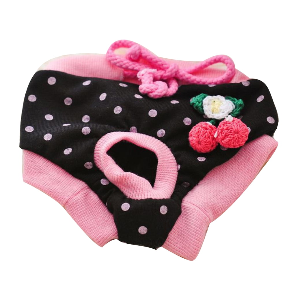 UDIYO Pet Female Dog Puppy Diaper Pants Menstrual Physiological ...