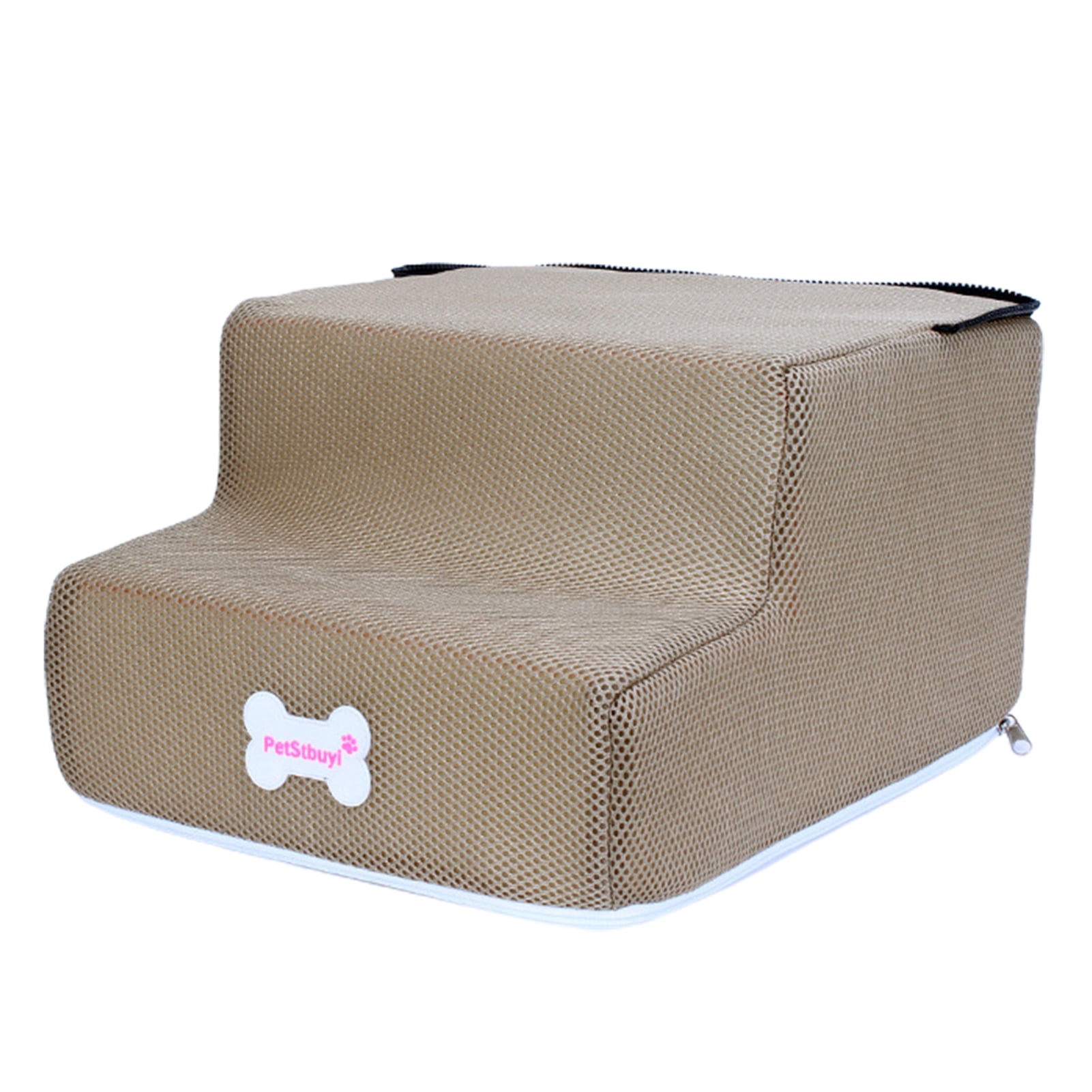 UDIYO Pet Ladder 2 Step Non-slip Fabric Sturdy Dog Climbing Ramp for ...