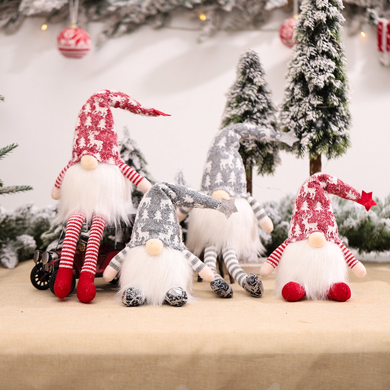 UDIYO Plush Doll with Lighting Cute Shape Indoor Decoration Christmas ...