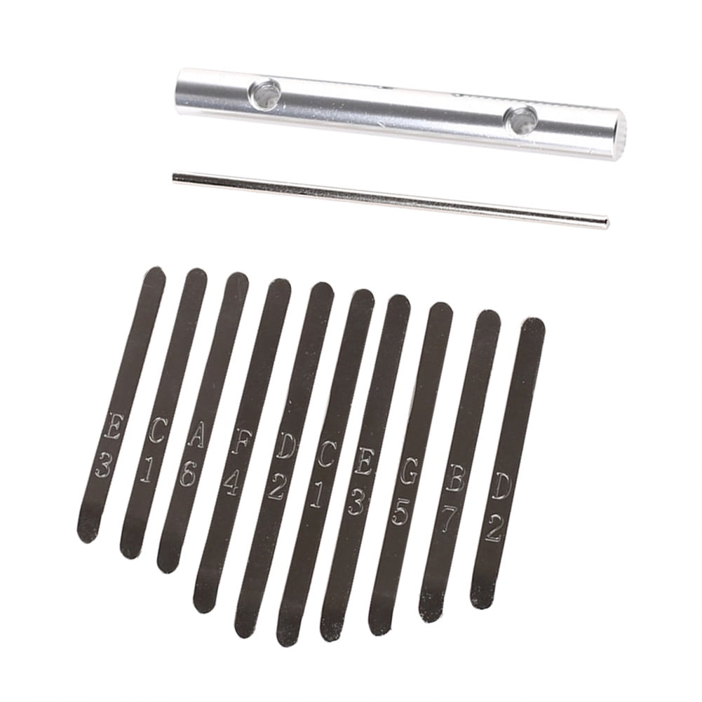 UDIYO Replacement African Kalimba Mbira Steel Keys with Bars for 10 ...