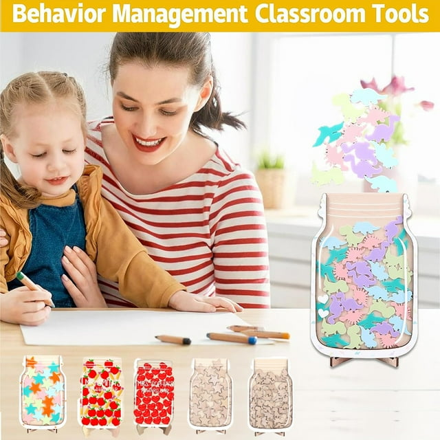 UDIYO Reward Jar Star, Custom Magnetic Reward Jar for Classroom Board ...