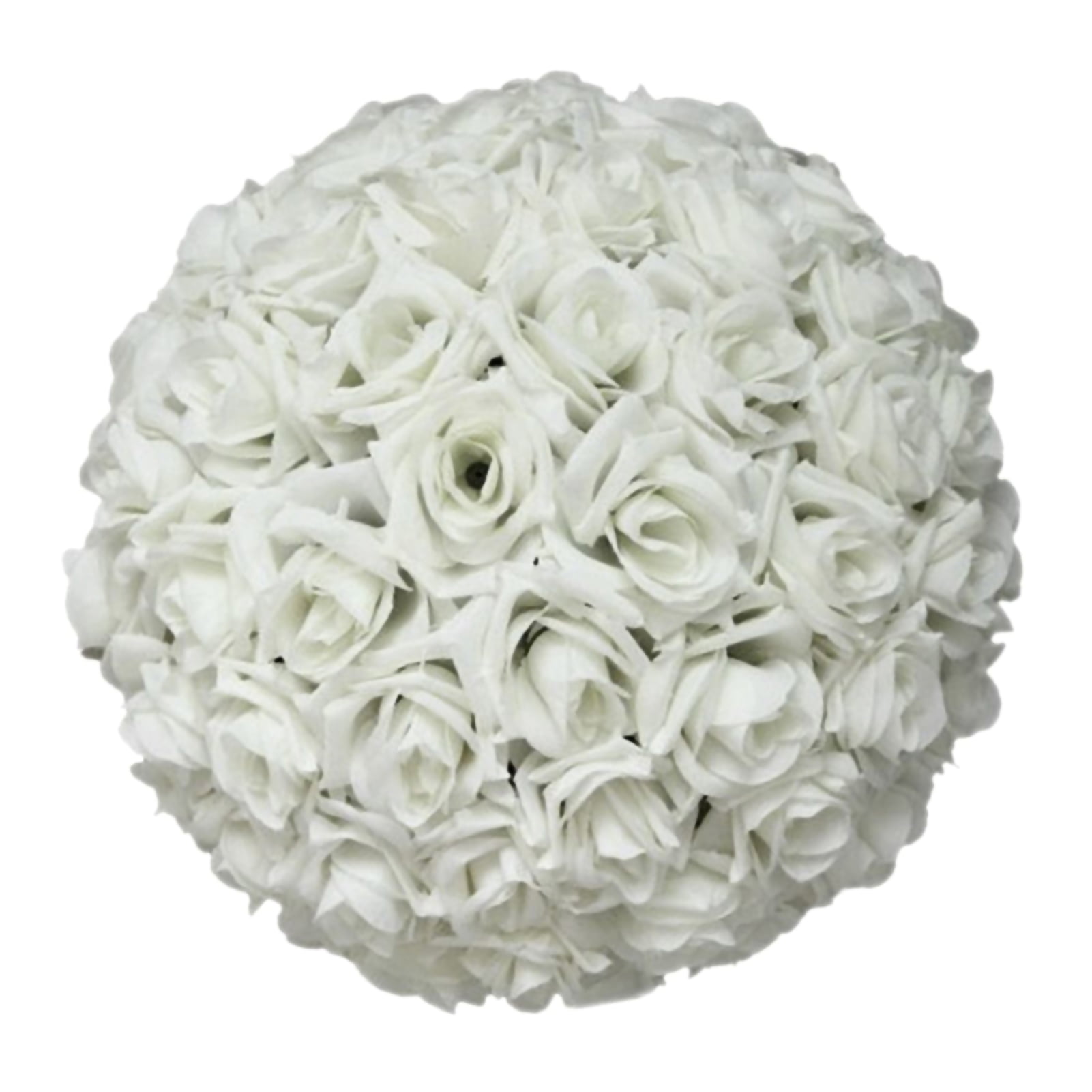UDIYO Rose Flower Balls Romantic Realistic Rose Blossoms Plastic Rose ...