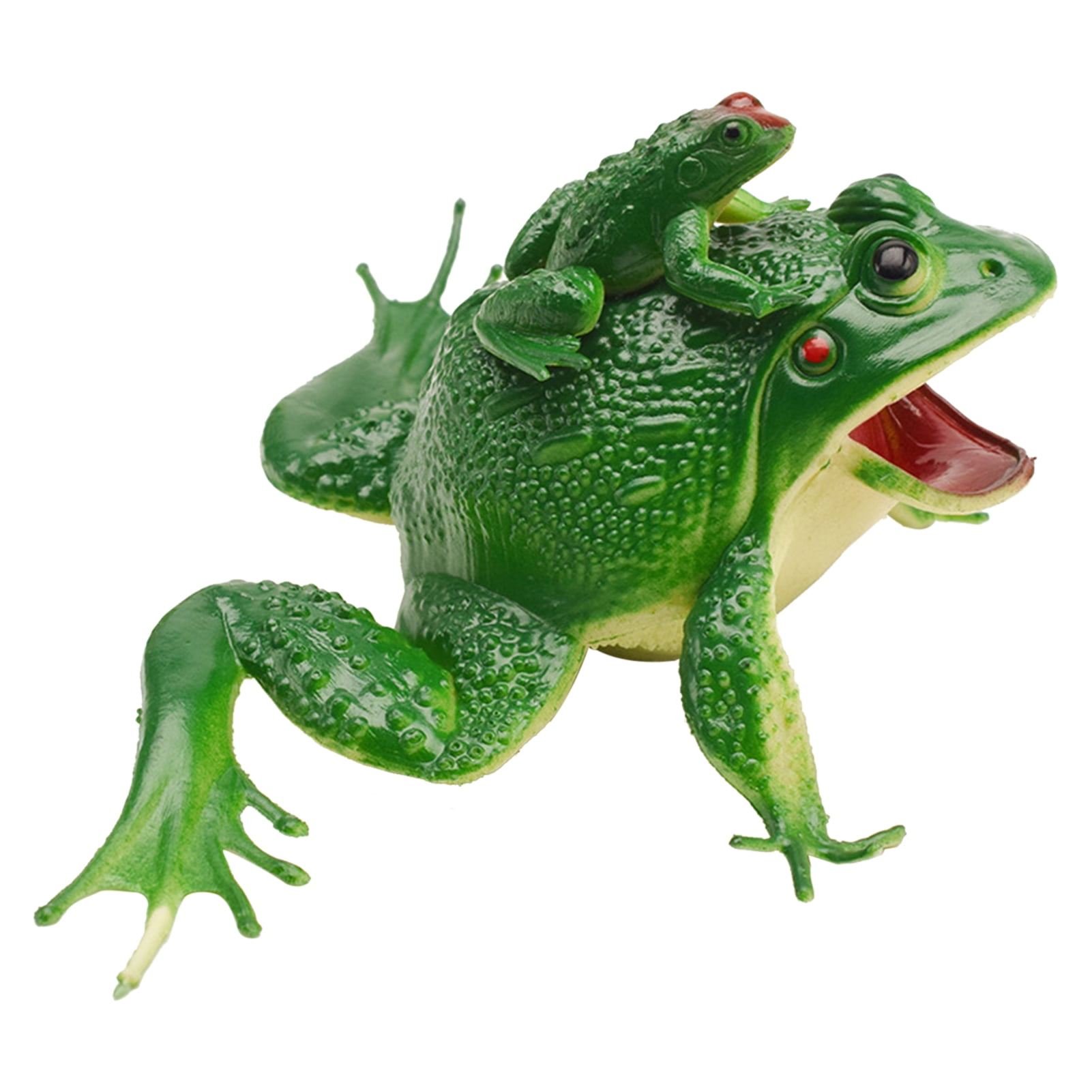 UDIYO Sounding Frog Toy Clear Texture Puzzle Tricky Props Simulation ...