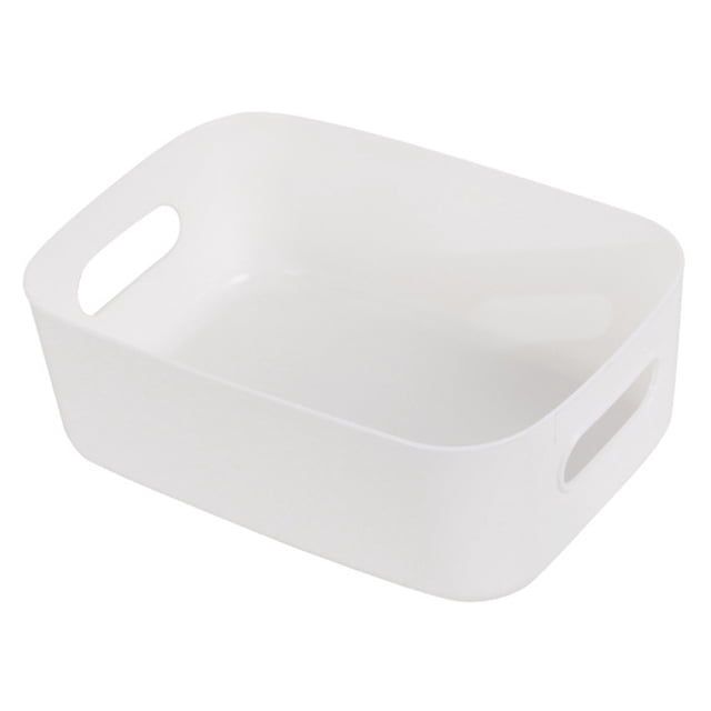 UDIYO Storage Container Smooth Surface Handle Design Solid Color ...