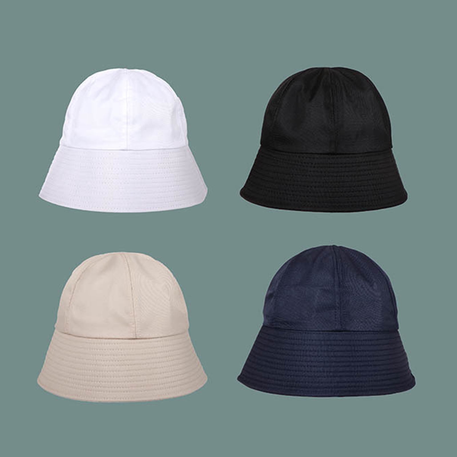 UDIYO Sun Cap Foldable Bucket Hat Foldable Packable Fishing Hat Beach ...