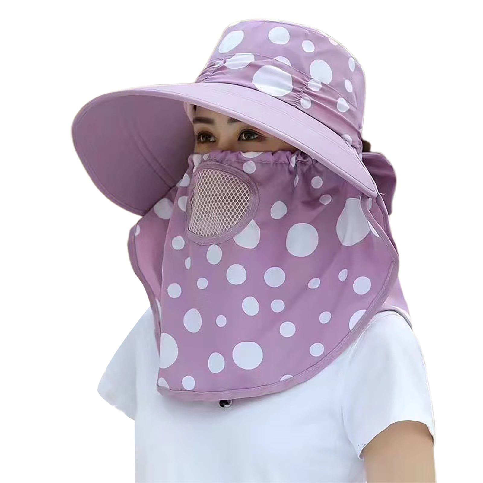 Udiyo Sun Hat Foldable With Wide Brim Cotton Fashion Beach Cap For