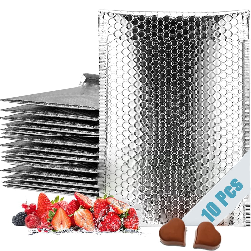 UDIYO Thermal Insulated Bubble Mailers, Waterproof Foil Packaging ...