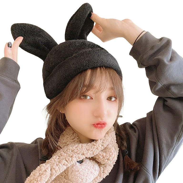 rabbit ear beanie