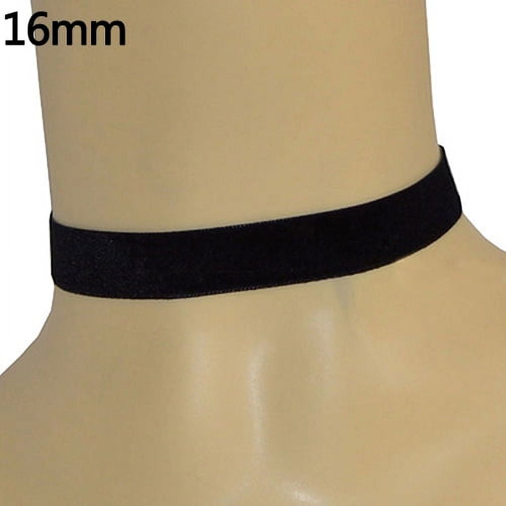 UDIYO Women Lady Black Velvet Choker Gothic Necklace Simple Retro ...