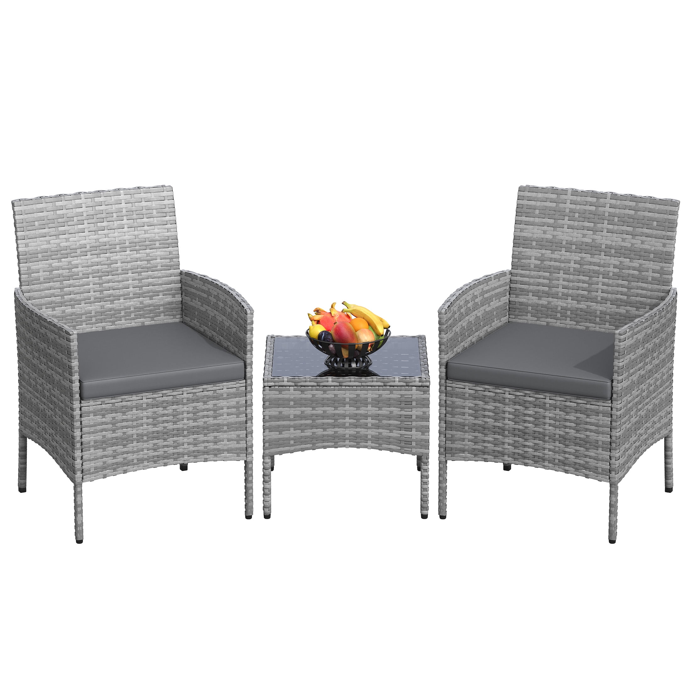 UDPATIO 3 Piece Outdoor Rocking Patio Furniture Set, Porch Swivel ...