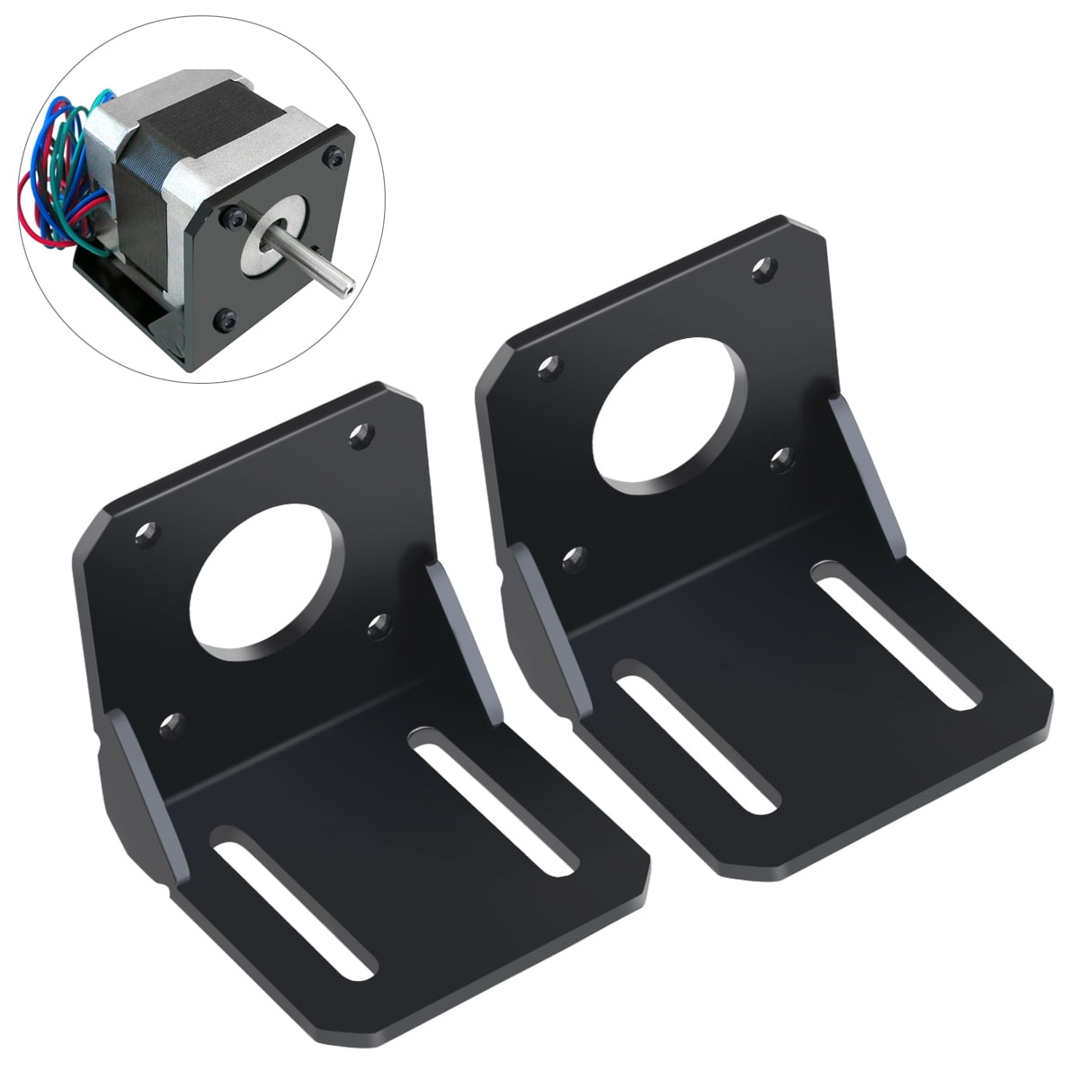 UEETEK 2 Pack - Nema 17 Stepper Motor Mounting Bracket w/ Screws - Walmart.com