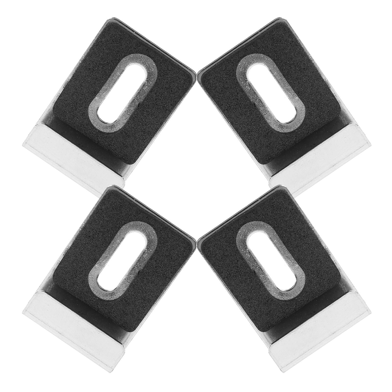 UEETEK 4pcs Glass Retainer Clips Stainless Steel 304 Wall Mirror Clips ...