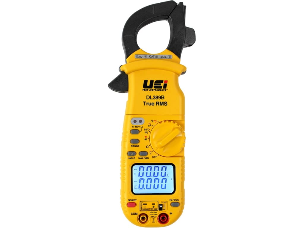 UEI DL389B Multimeter Circuit Tester, Electrical Test, Dual Display ...