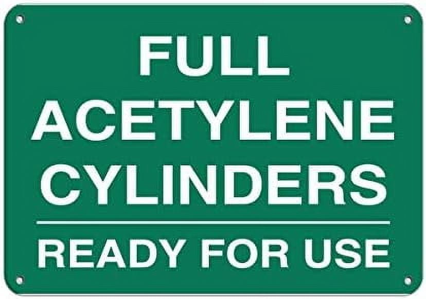 UEJUNBO Full Acetylene Cylinders Ready for Use Flammable Sign Business ...