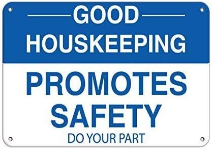 UEJUNBO Good Housekeeping Promotes Safety Do Your Party Sign Business ...