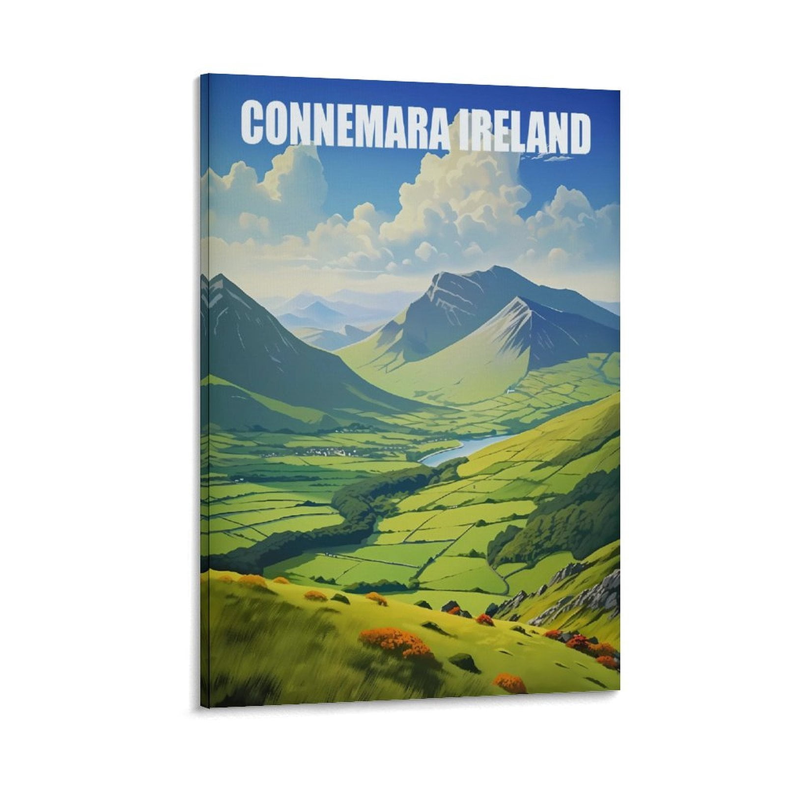 UENPHN Connemara Ireland Vintage Travel Posters 12X18inch(30X45cm ...