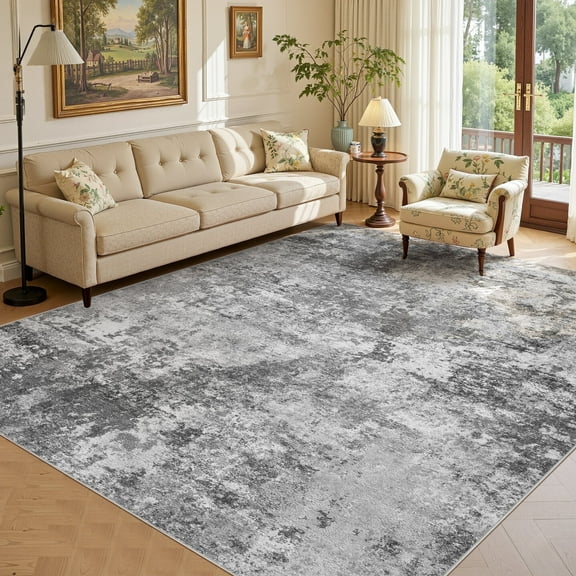 Blue Yellow Area Rug 3x5 FT, Non Slip Entryway Bedside Carpet, Modern ...