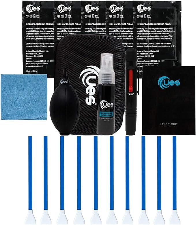 UES DSLR Camera Sensor and Lens Cleaning Travel Kit: APS-C Sensor ...