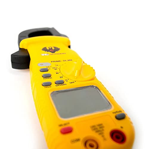 UEi DL369 Digital Clamp Meter HVAC Auto-Ranging 4000 Counts Volt Meter ...