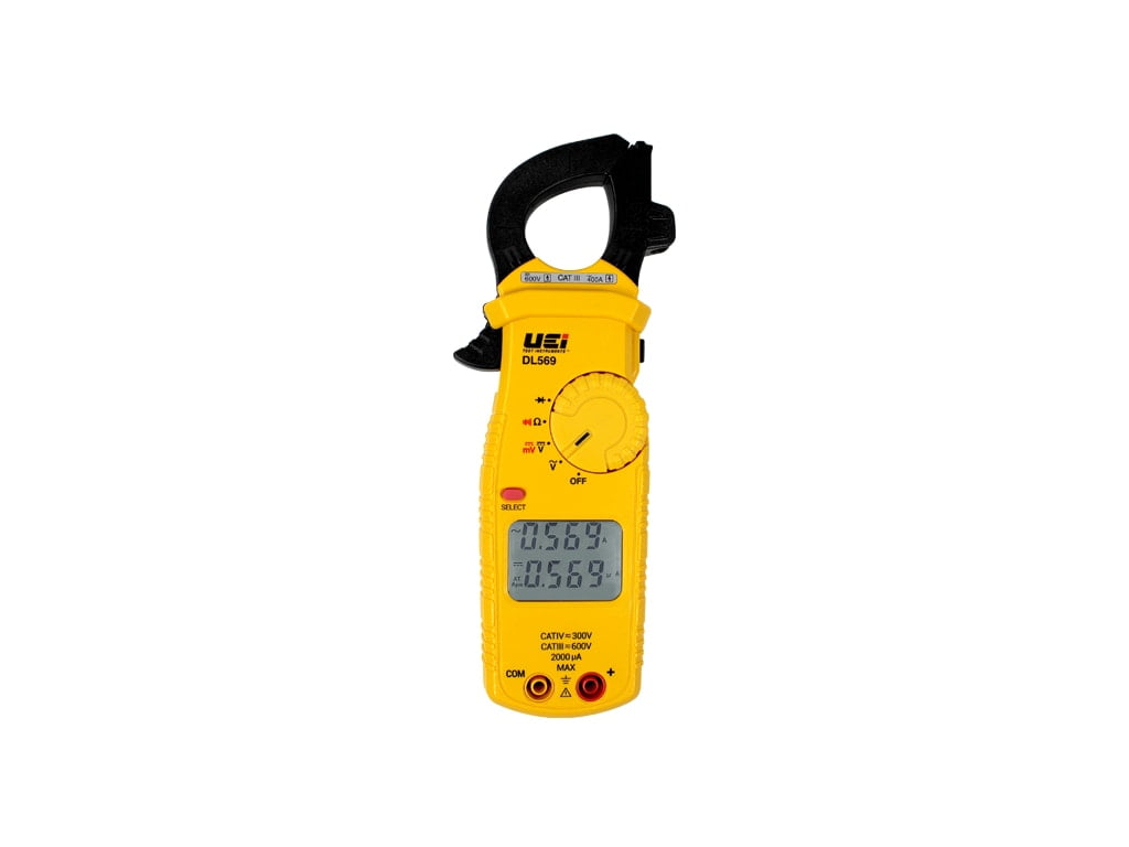 UEi DL569 - Dual Display Clamp Meter with Test Lead Storage (400A ...