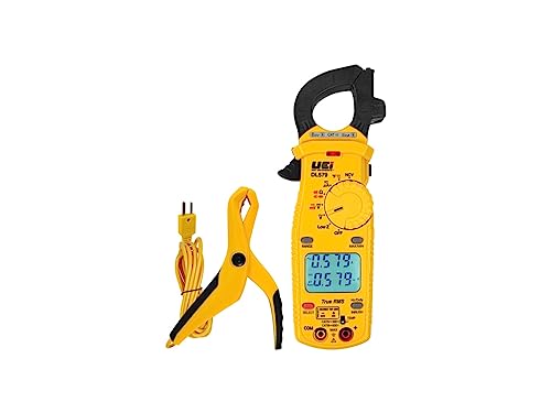 UEi DL579COMBO - 600A Dual Display TRSM-Clamp with Temp/Capacitance and ...