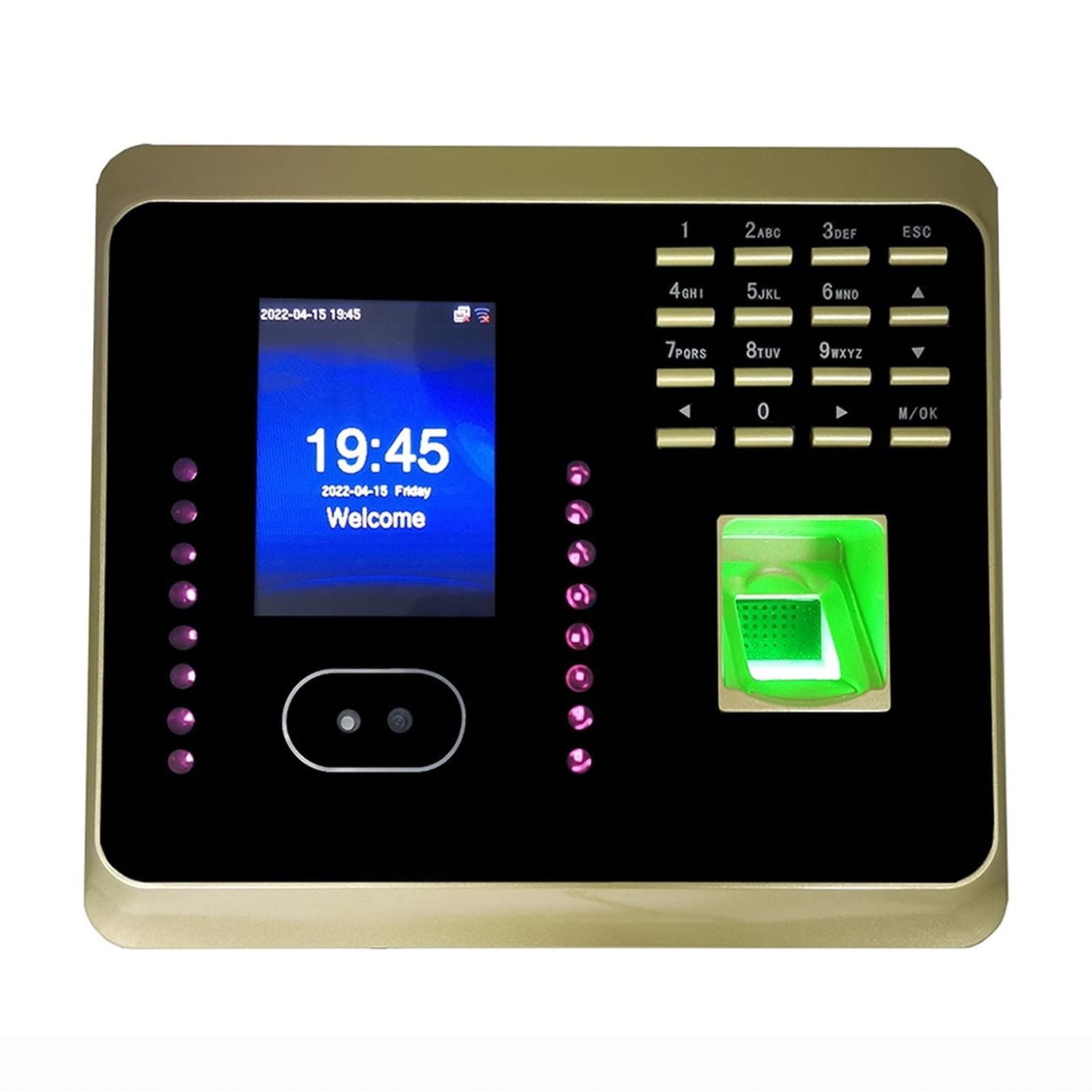 UF100plus Biometric Face Attendance System Fingerprint Time Clock ...