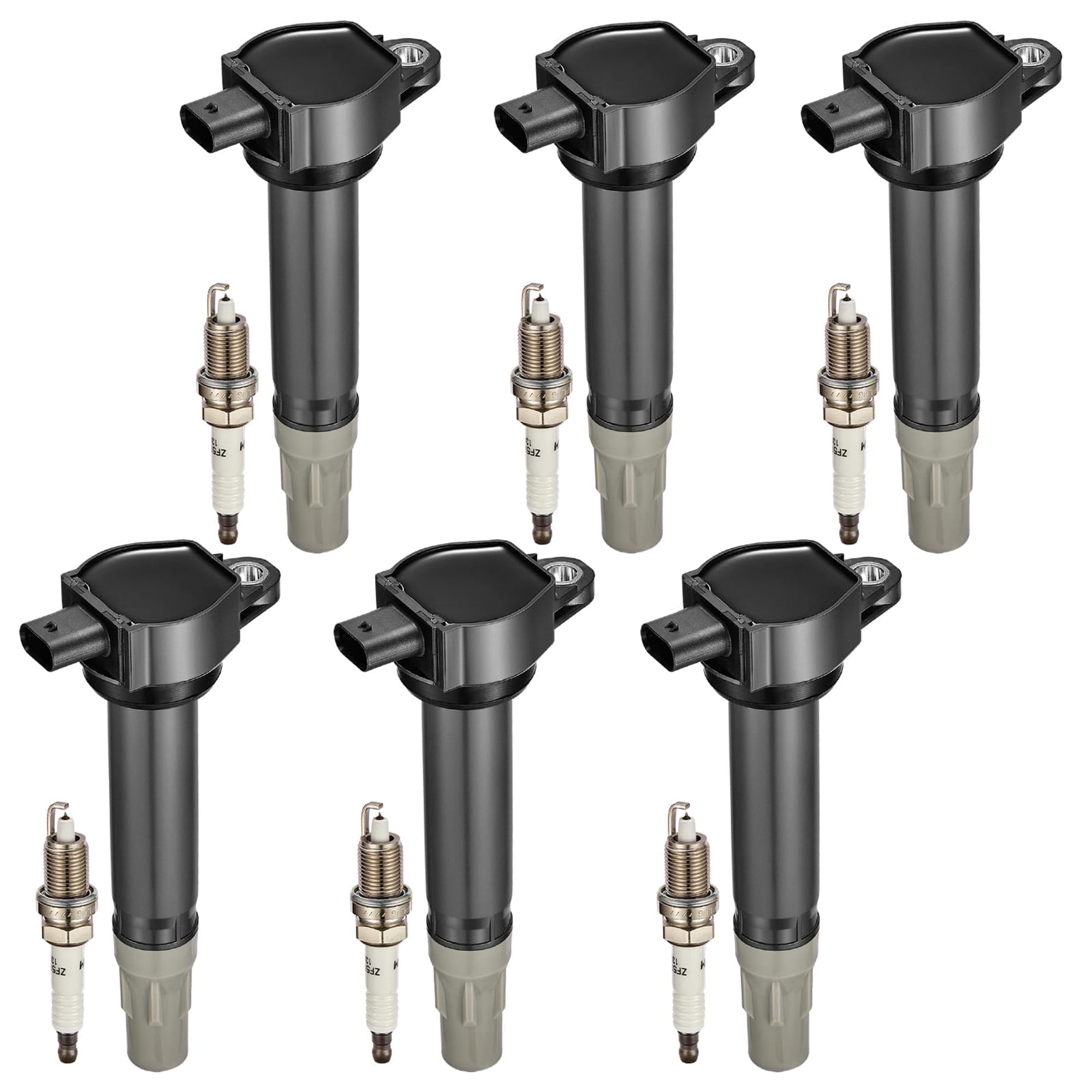 SPEEDWOW UF502 Ignition Coil Packs & 7781 Spark Plugs Set Of 6 for ...
