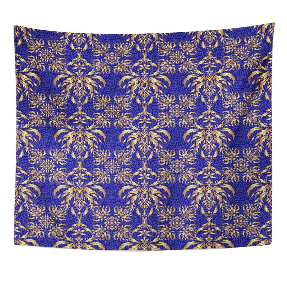 UFAEZU Abstract Oriental in The Style Baroque on Blue Traditional ...