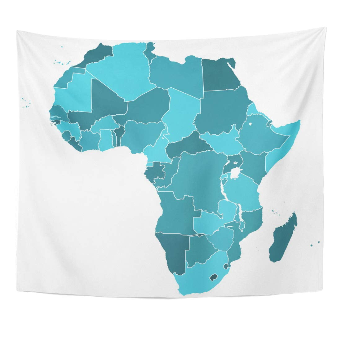 UFAEZU Atlas Silhouette Contour Map The Border Cartography Continent ...