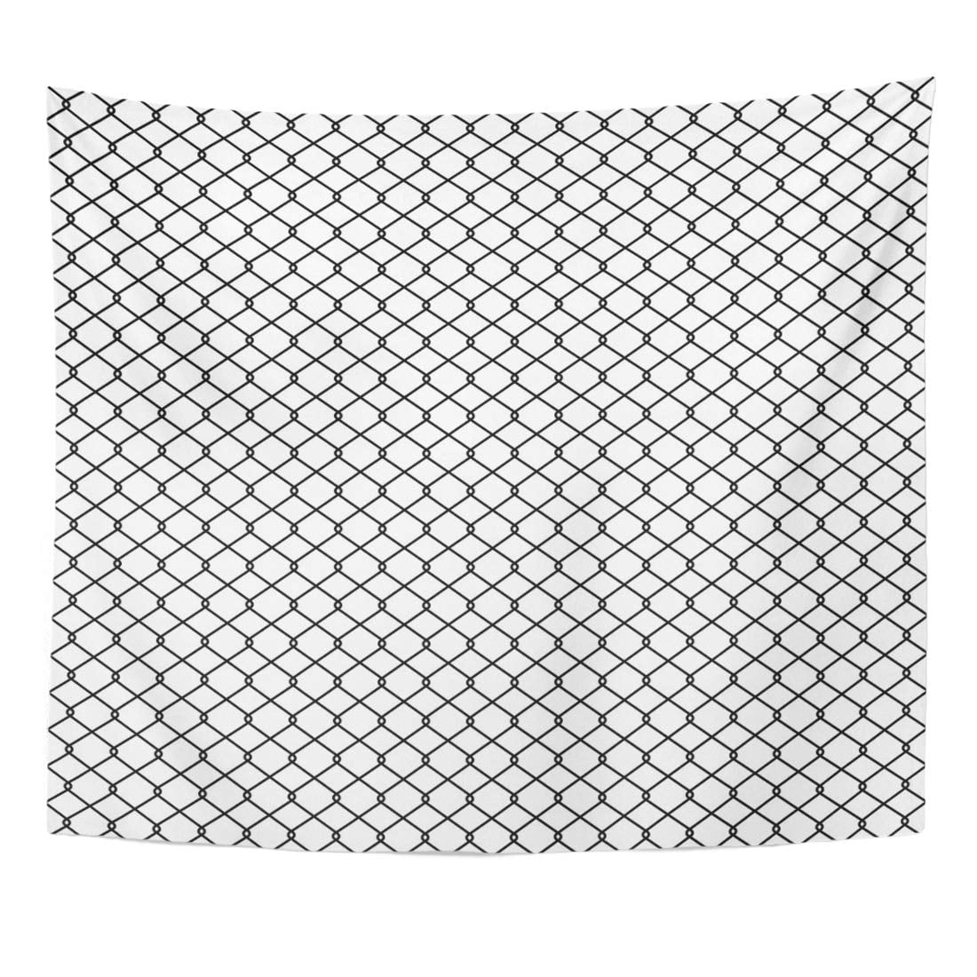 UFAEZU Barrier Mesh Chain Link Fence Braid Wire Grid Metal Barbed ...