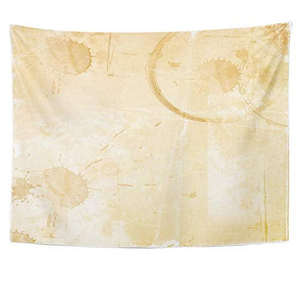 UFAEZU Beige Stain Sheet The Old with Drops Coffee Tea Dirty Worn Aged ...