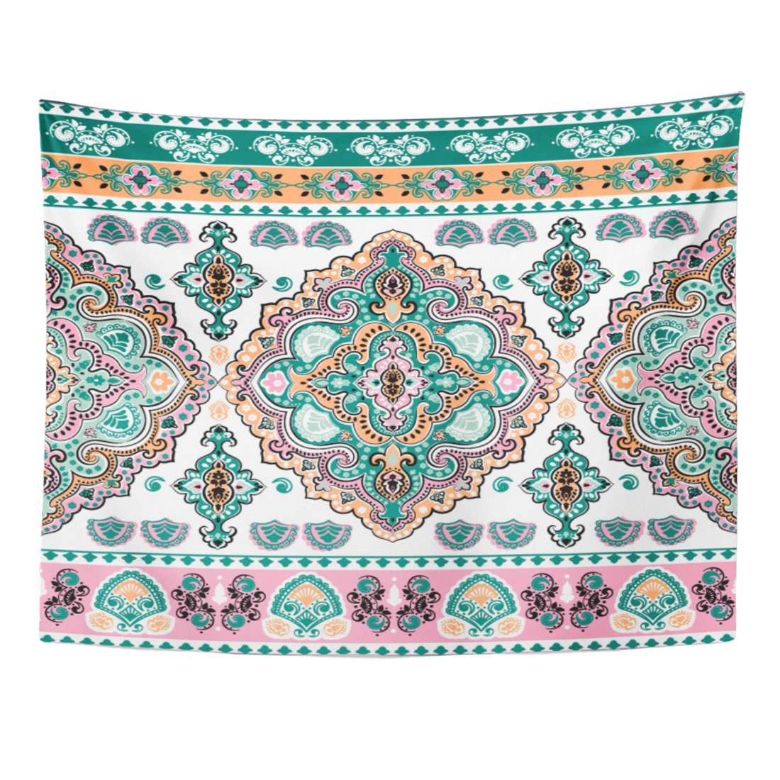 UFAEZU Flower Floral Paisley Medallion Pattern Ethnic Mandala Henna ...