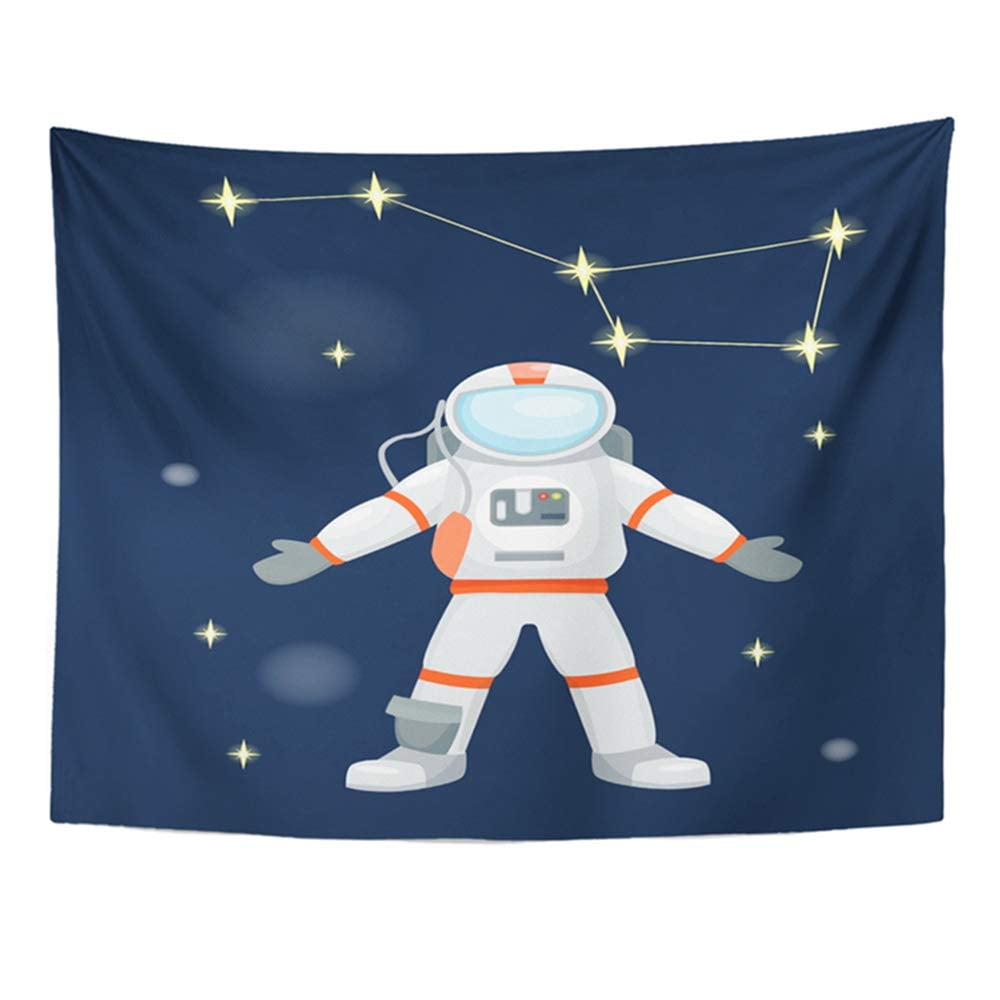 UFAEZU Space Astronaut Character Pose Helmet Future Spaceman Wall Art ...