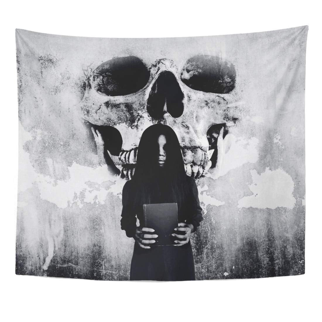 UFAEZU Spooky Curse Ghost Woman with Cursed Book Horror Terrified Witch ...