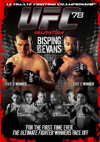 UFC 78: Validation [DVD] NEW - Walmart.com