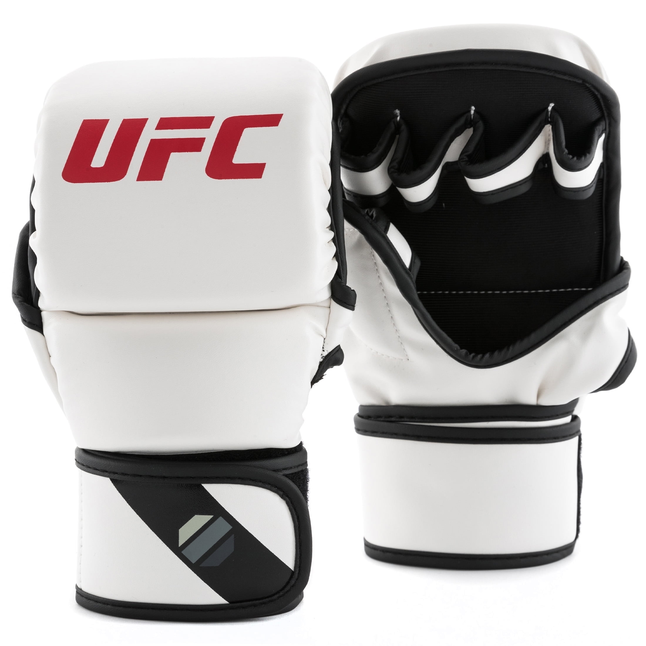 UFC 8oz Sparring Gloves - MMA Training, Kickboxing, White Small/Medium ...