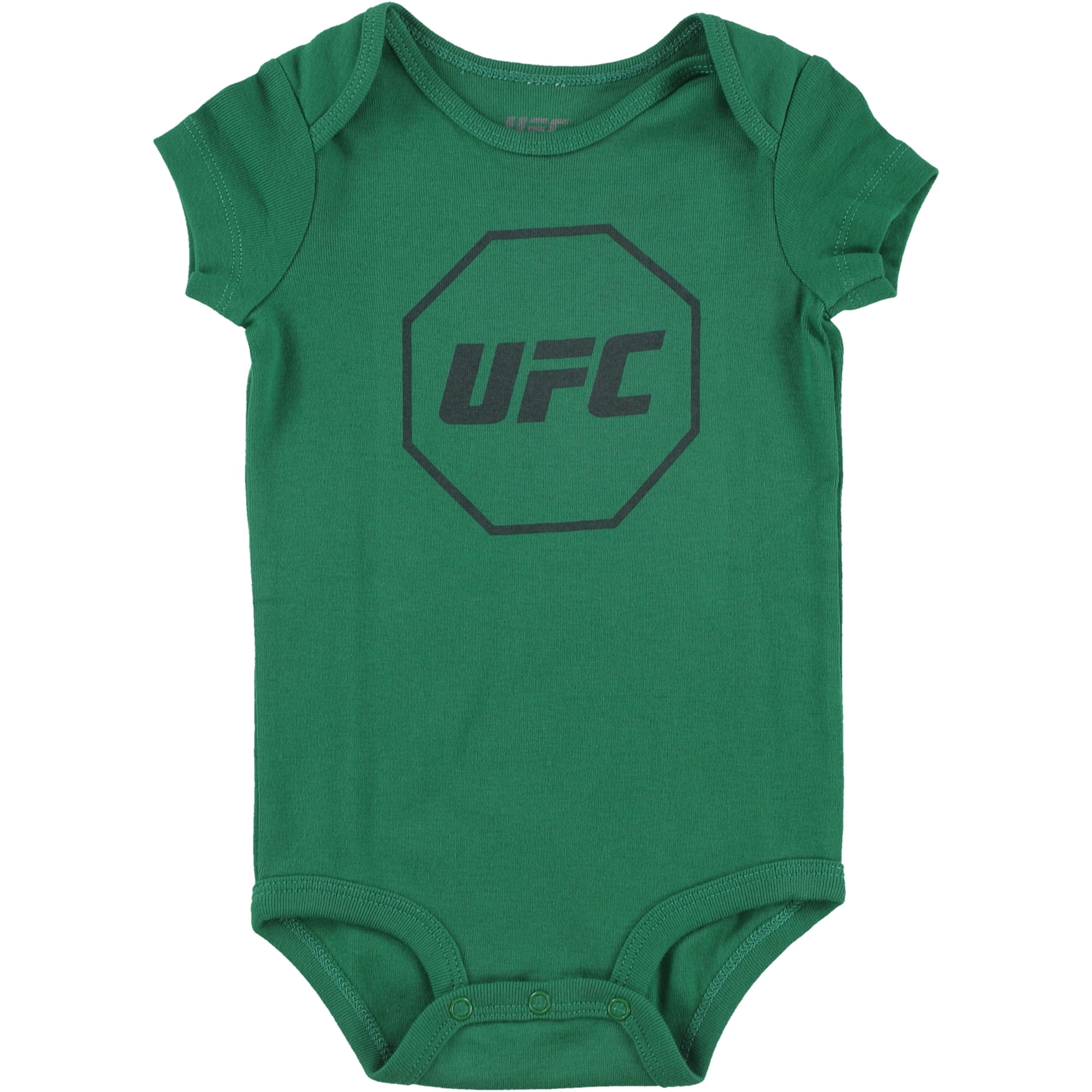 UFC Boys Octagon Logo Creeper Bodysuit Jumpsuit Pajama, Green, Infant ...