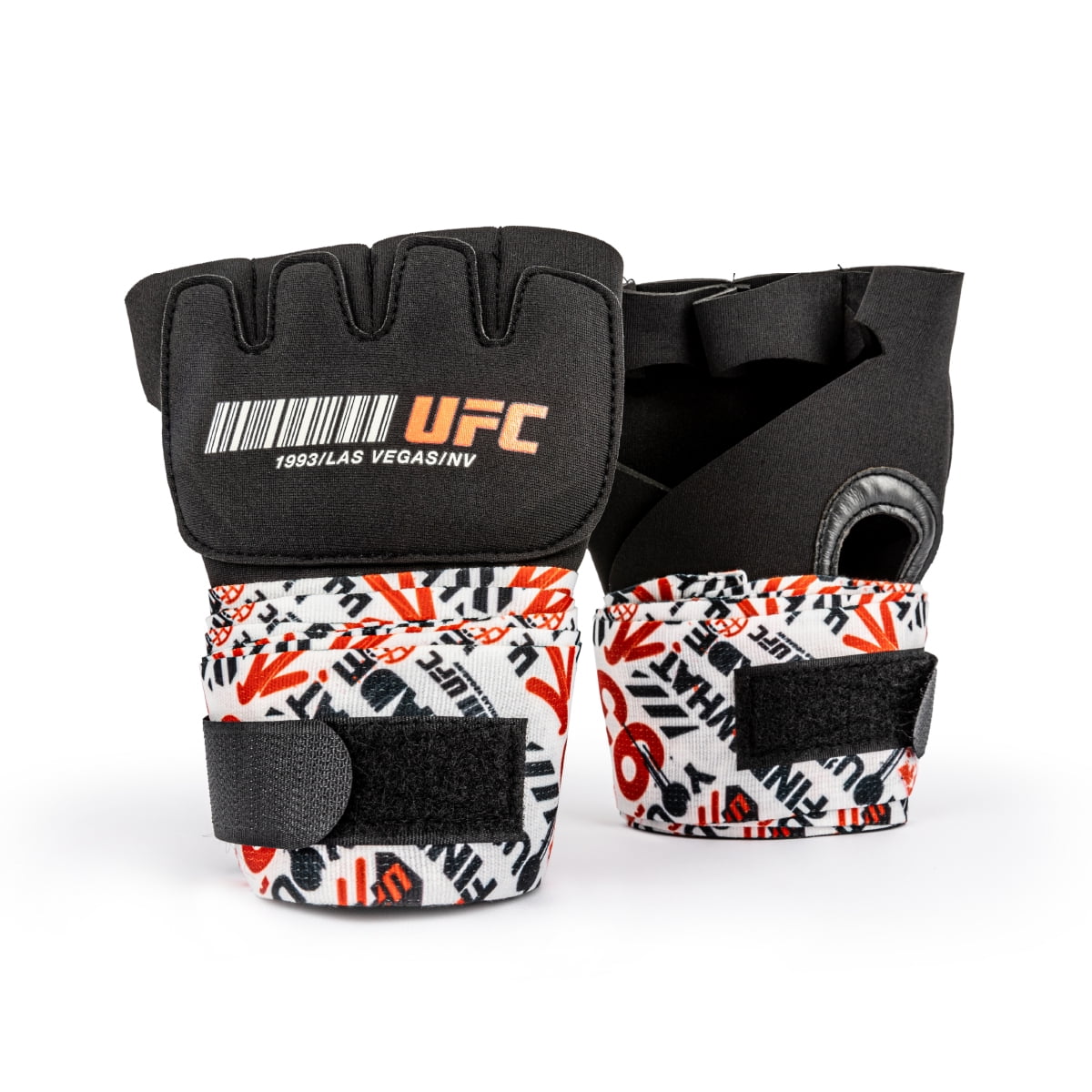 UFC Gel Glove Wraps, Large/XL Red, White Boxing and MMA Gel Hand Wraps ...