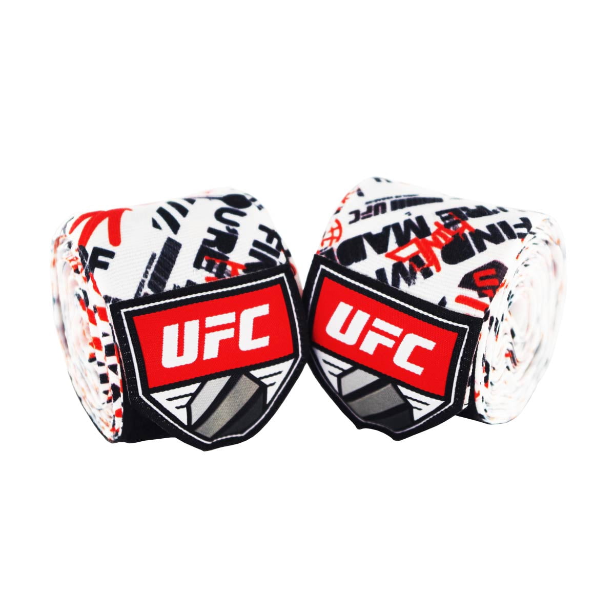 UFC Hand Wraps, Cotton Blend, Red/White, Exercise Wraps with Starter ...