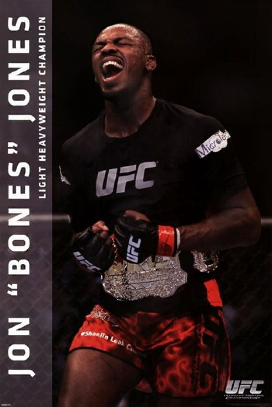UFC - Jon Jones Laminated Poster (24 x 36) - Walmart.com