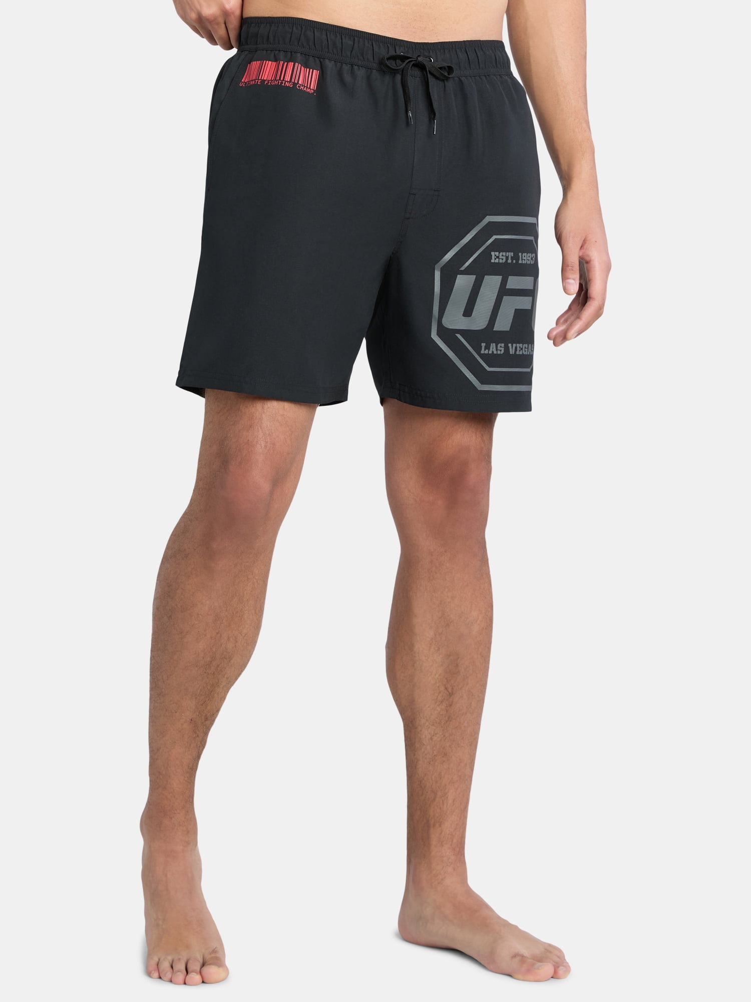 UFC Men's Swim Trunks with Compression Liner, Sizes S-XL - Walmart.com