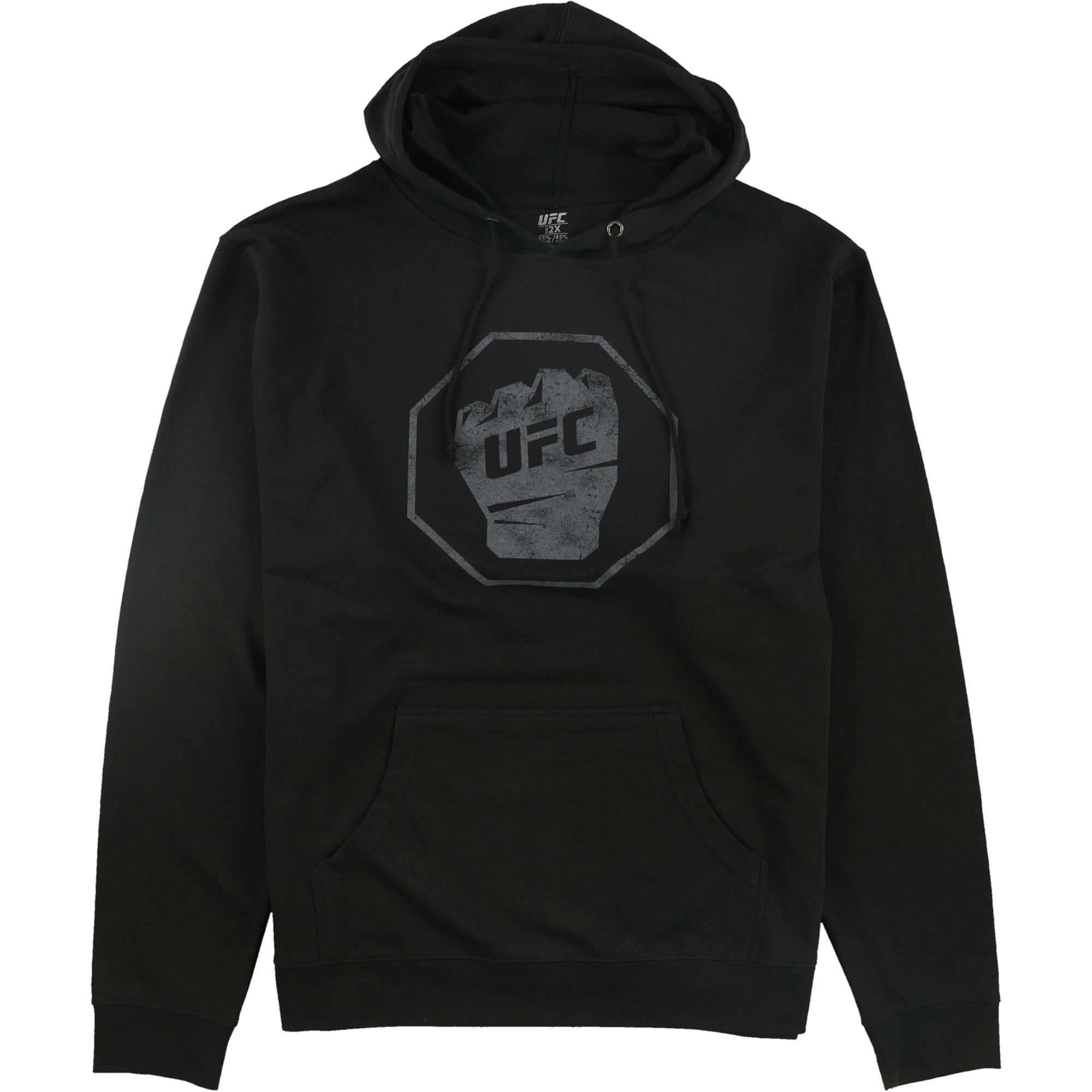 UFC Mens Distressed Logo Hoodie Sweatshirt, Black, Small - Walmart.com