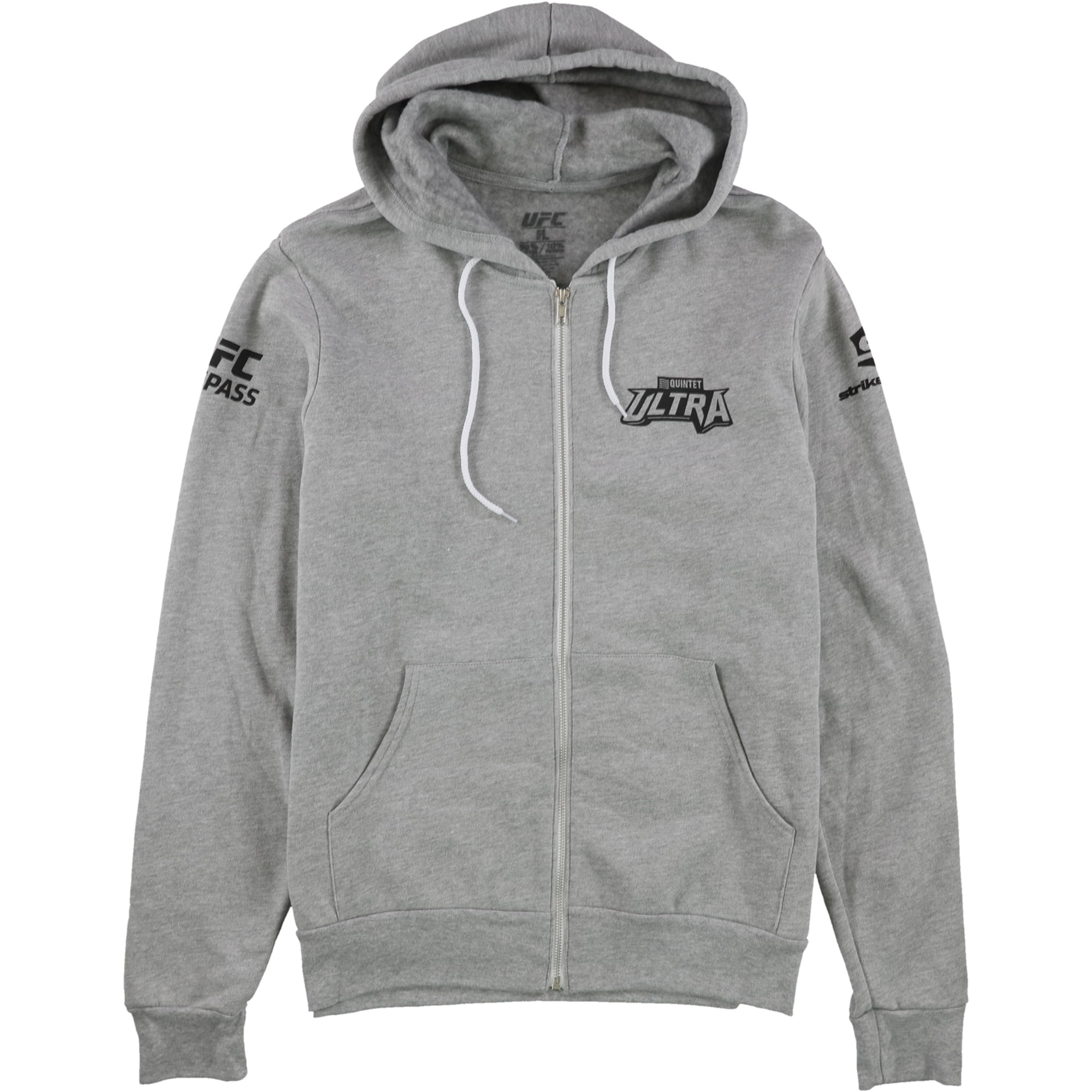 UFC Mens Quintet Ultra Hoodie Sweatshirt, Grey, X-Large - Walmart.com