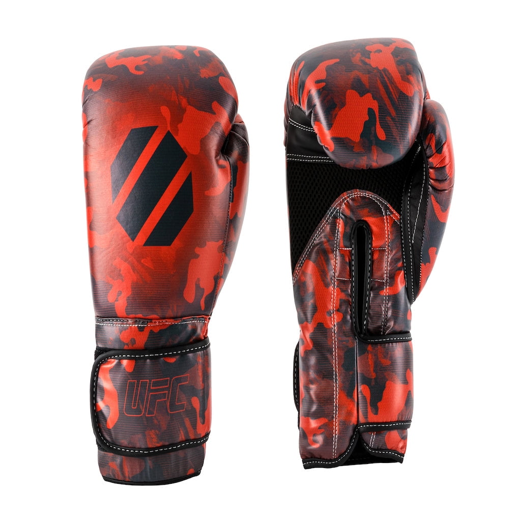 UFC Pro Camo Bag Gloves - S/M Black Punching Bag Gloves for Boxing and ...