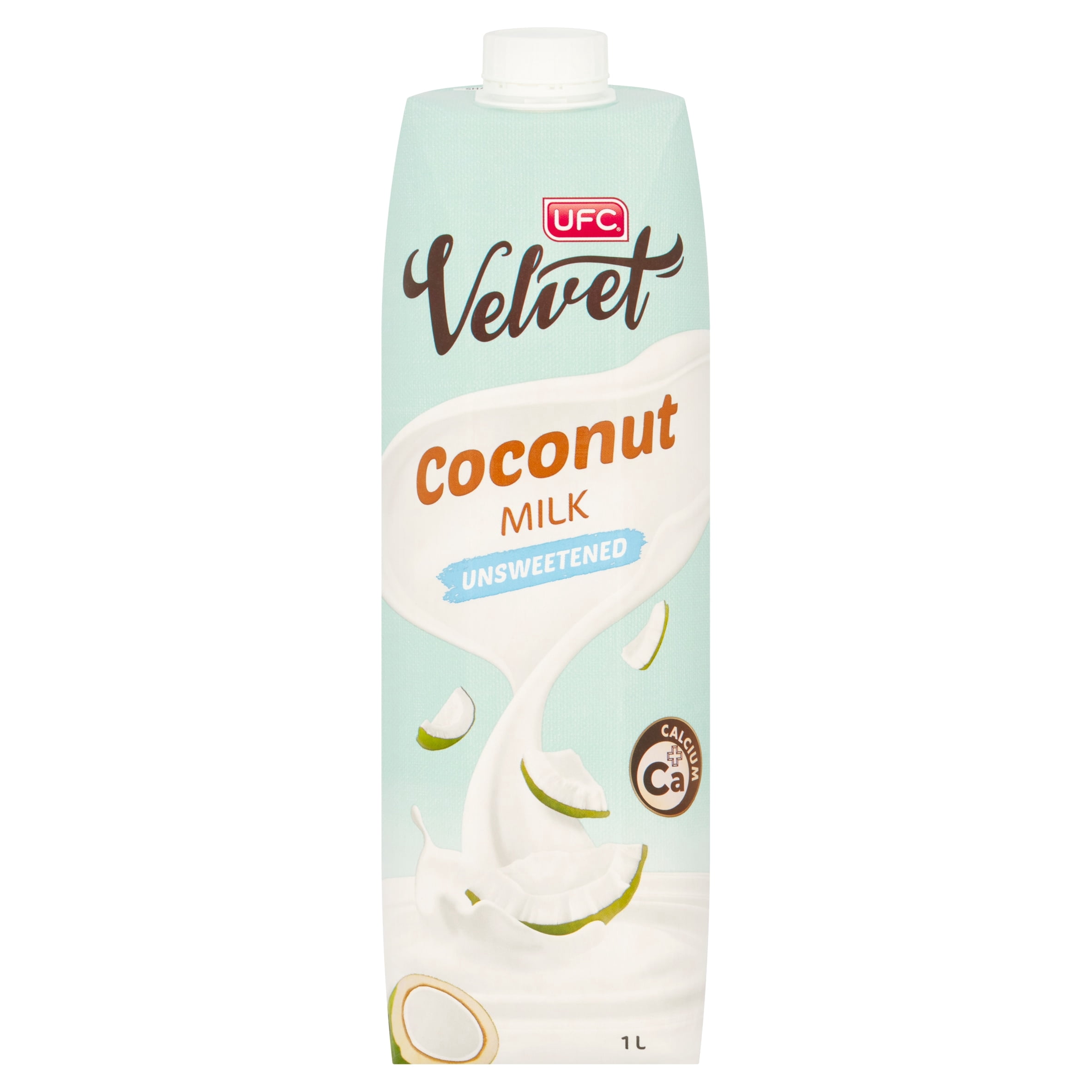 UFC Velvet Unsweetened Coconut Milk 1L Imported from Britain - Walmart.com