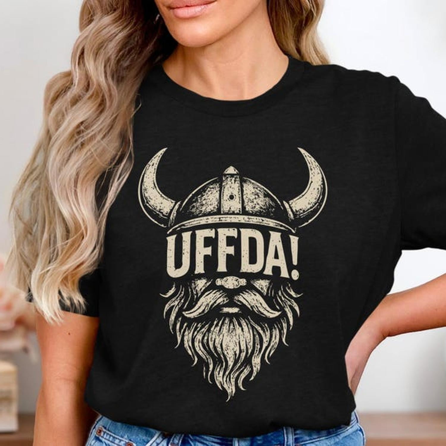 UFFDA Viking S1Hirt, Funny Nordic Saying T-S1Hirt, SC1Andinavian ...